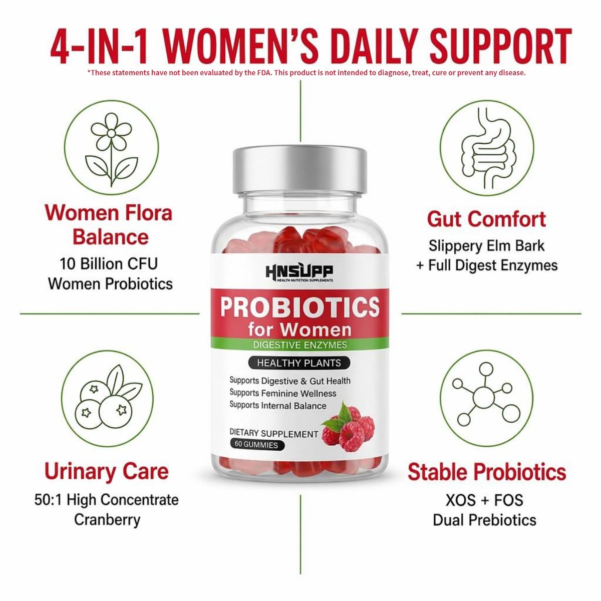 vaginal health support probiotic gummies