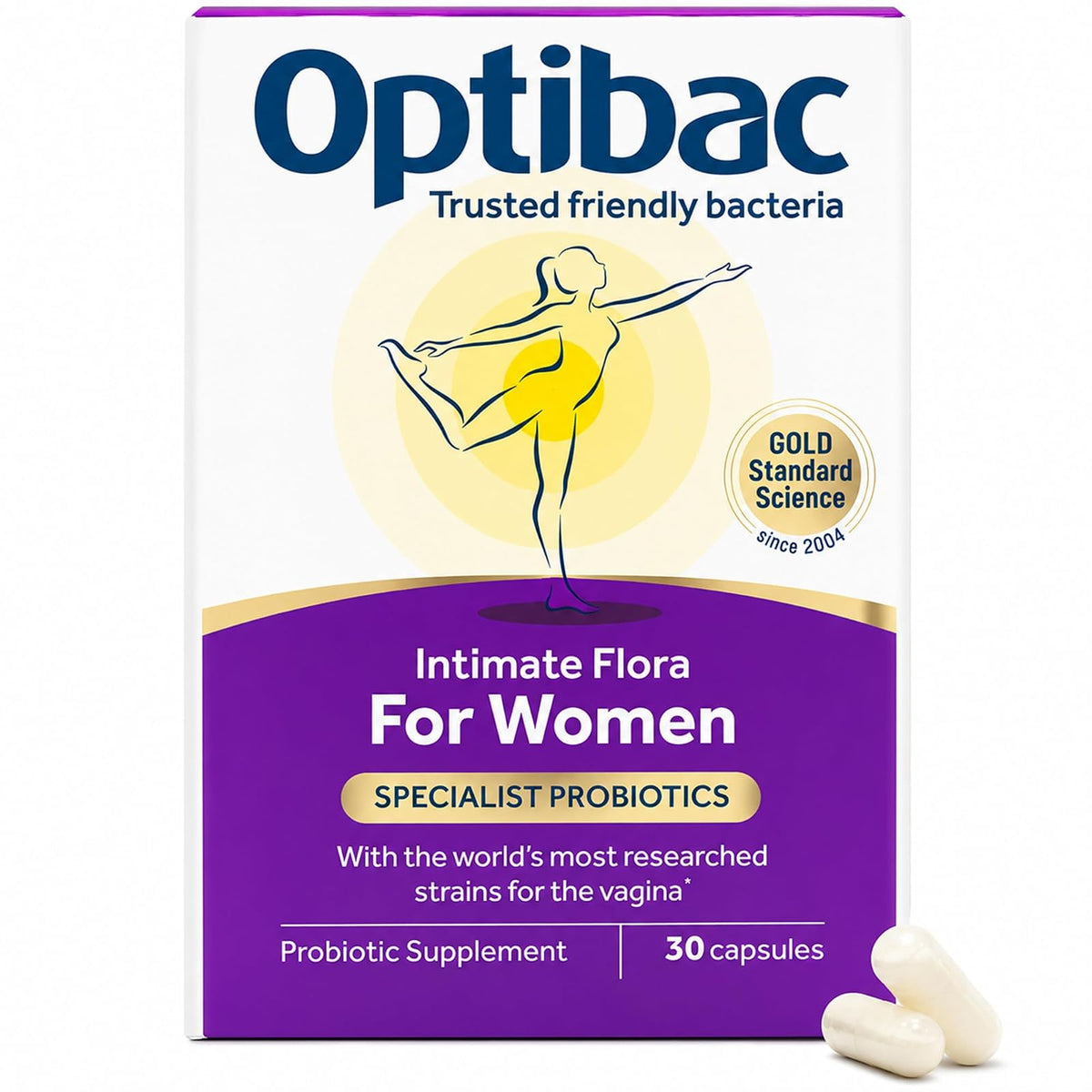Vaginal health support with Optibac