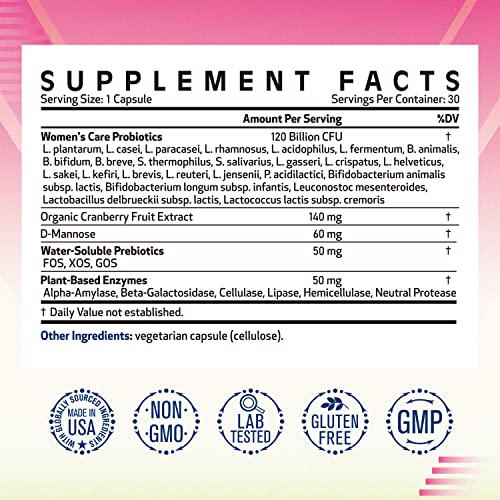 Vaginal health support with probiotics