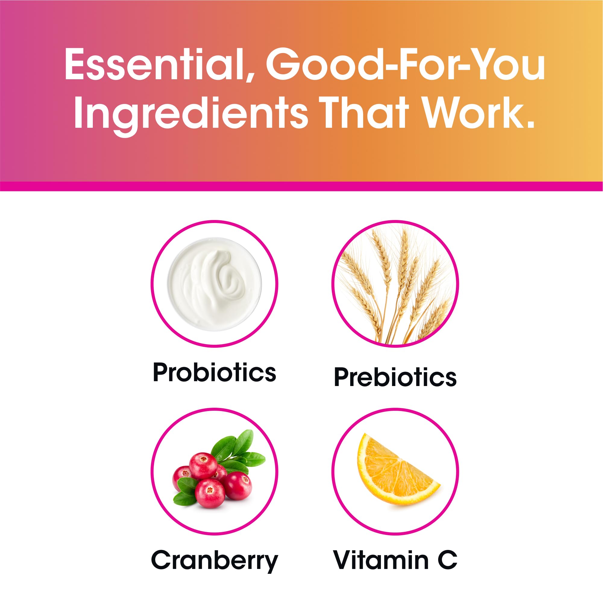 vaginal microflora balance with cranberry