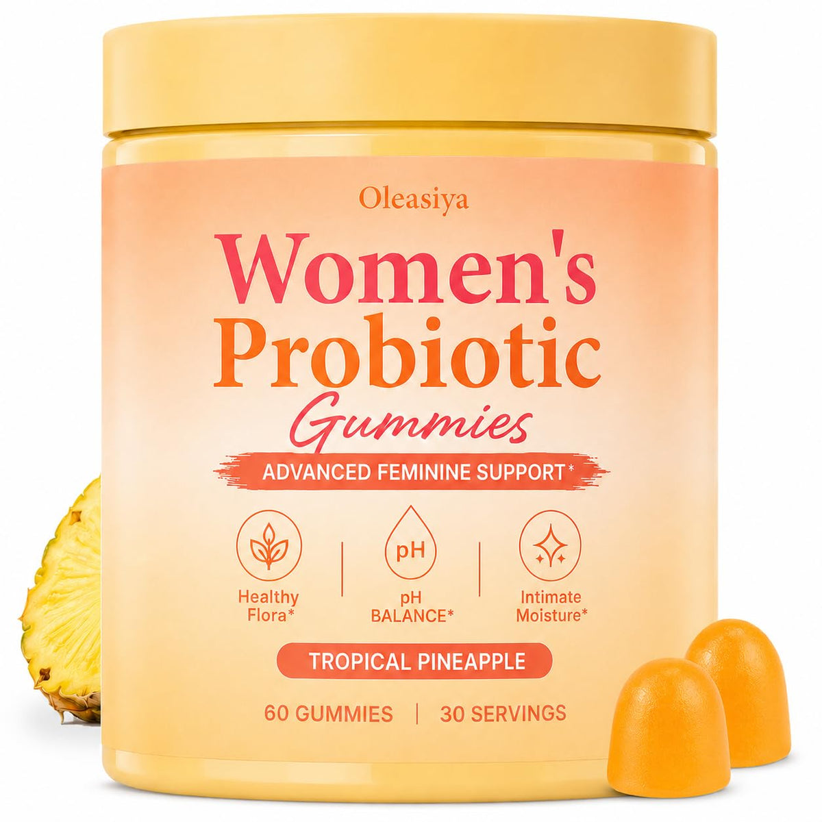 Vaginal probiotics gummies for balance