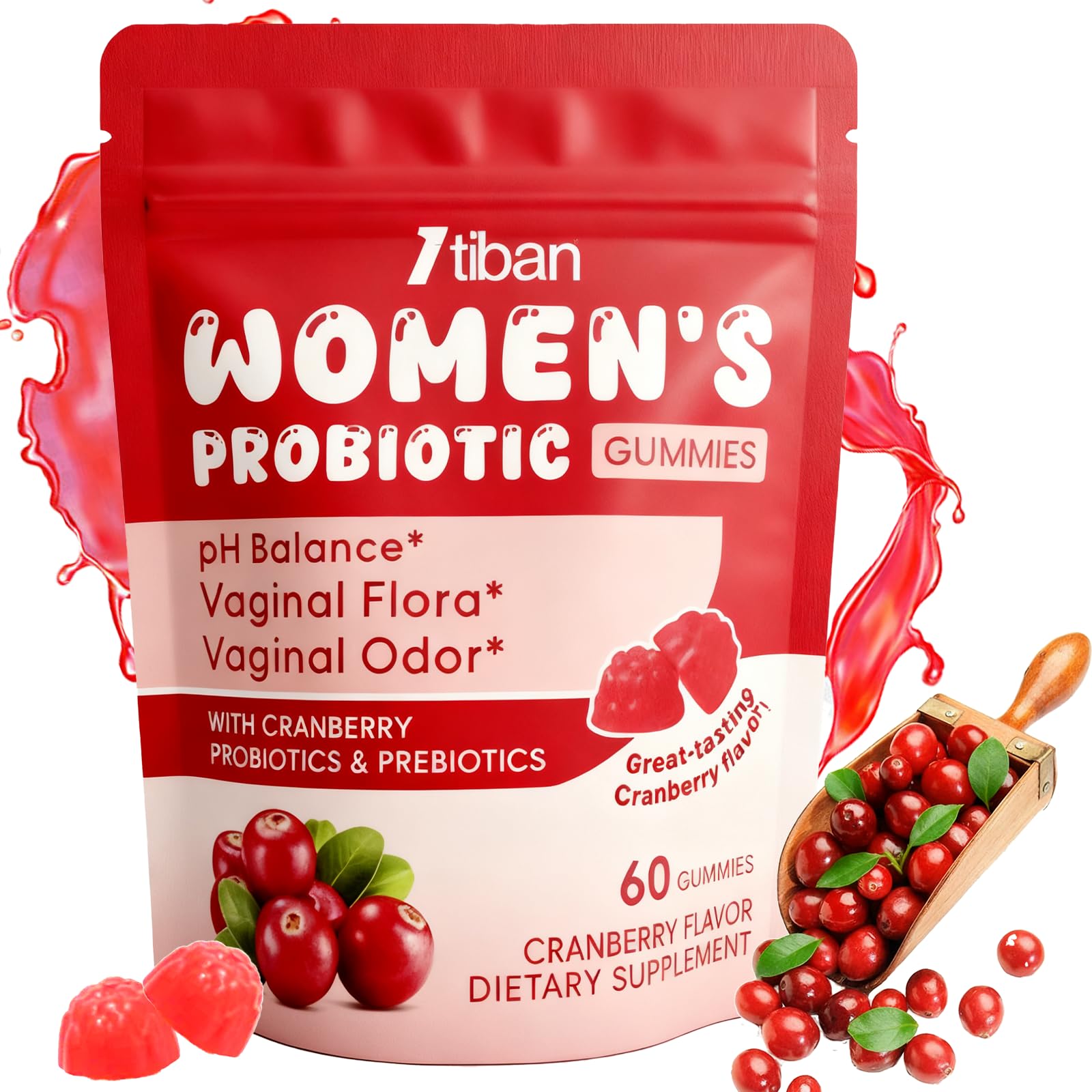 Vaginal probiotics gummies for women