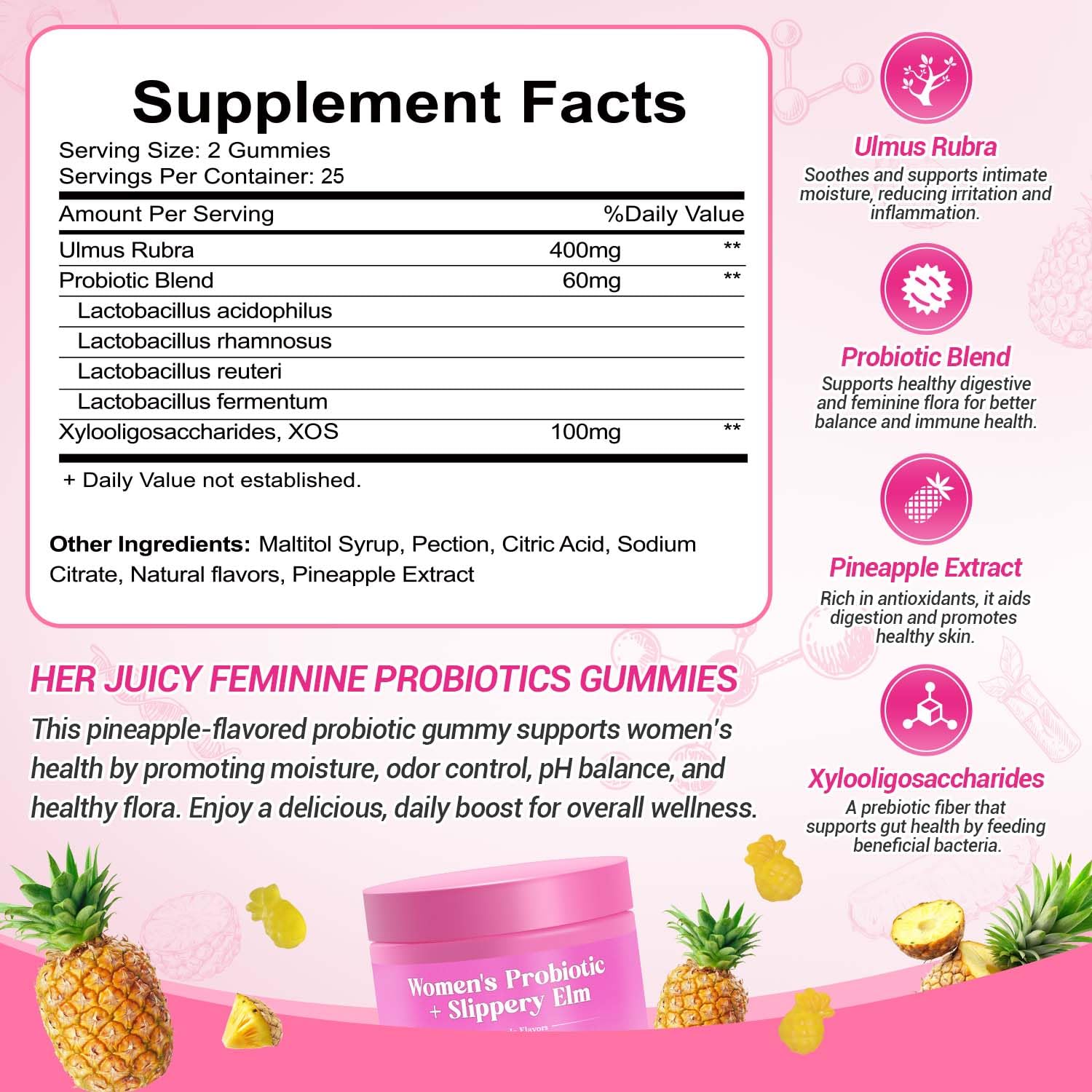 vaginal probiotics with slippery elm