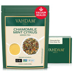 VAHDAM chamomile mint herbal tea