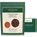 VAHDAM chocolate vanilla herbal tea blend