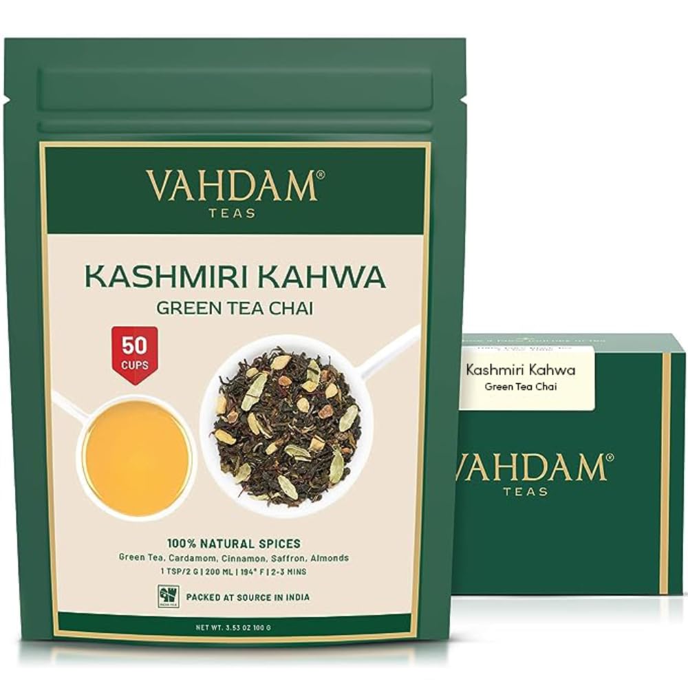 VAHDAM Kashmiri Kahwa herbal tea