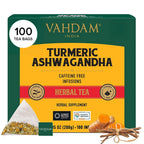 VAHDAM turmeric ashwagandha herbal tea bags