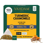 VAHDAM turmeric chamomile herbal tea bags