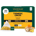 VAHDAM turmeric ginger herbal tea bags
