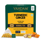 VAHDAM turmeric ginger herbal tea bags