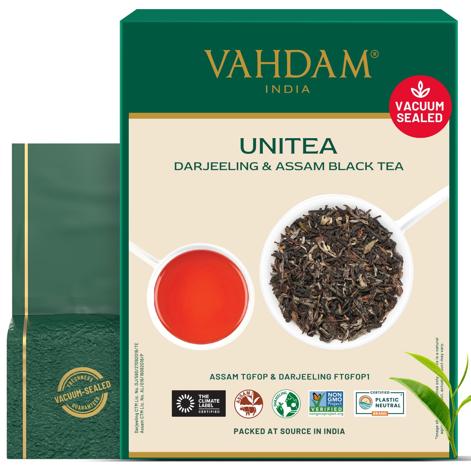 VAHDAM UNITEA black tea leaves