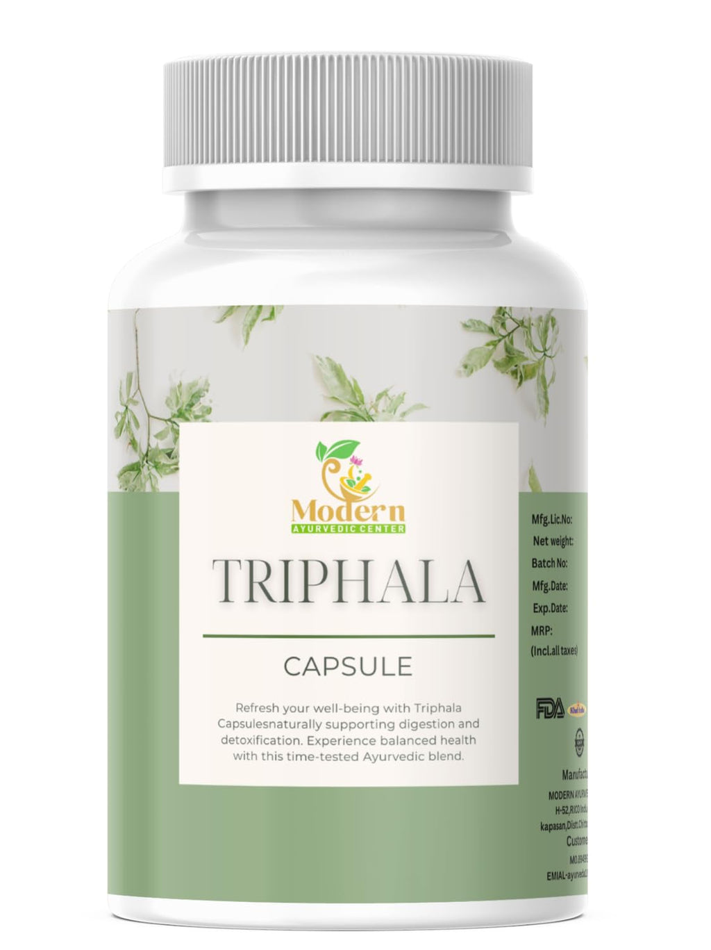 Vaidban triphala capsules for digestion