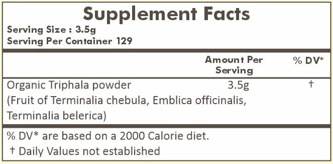 vaidban triphala for daily vitality