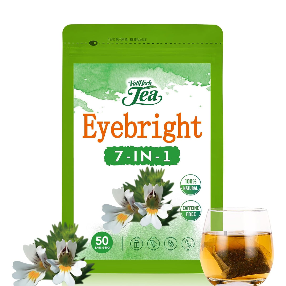 VailHerbTea Eyebright herbal tea bags