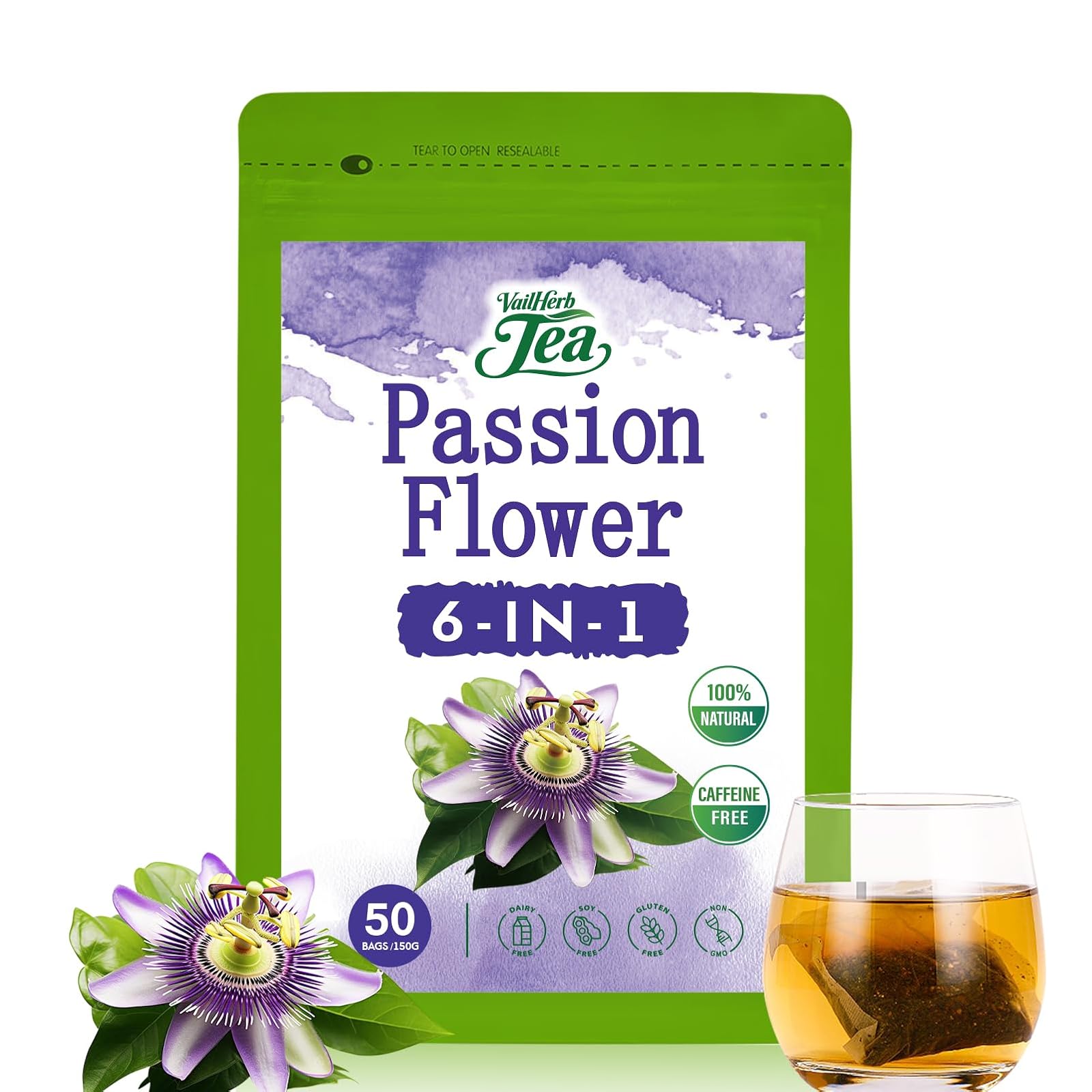 VailHerbTea passion flower tea bags