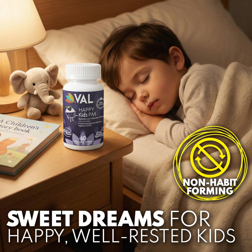 VAL Happy Kids chewable sleep tablets