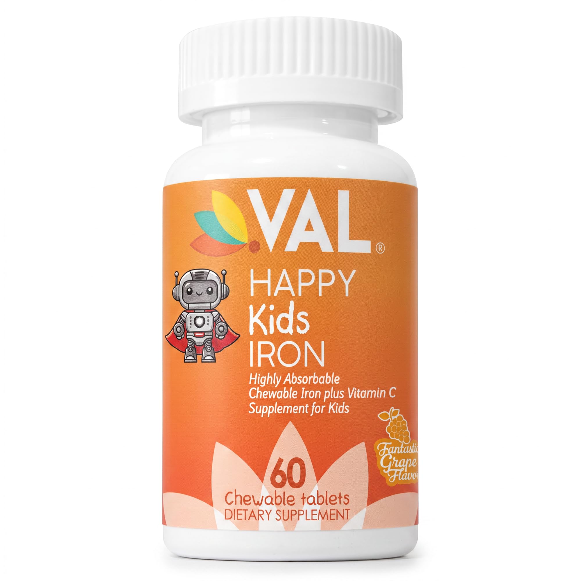 VAL Happy Kids iron supplement tablets