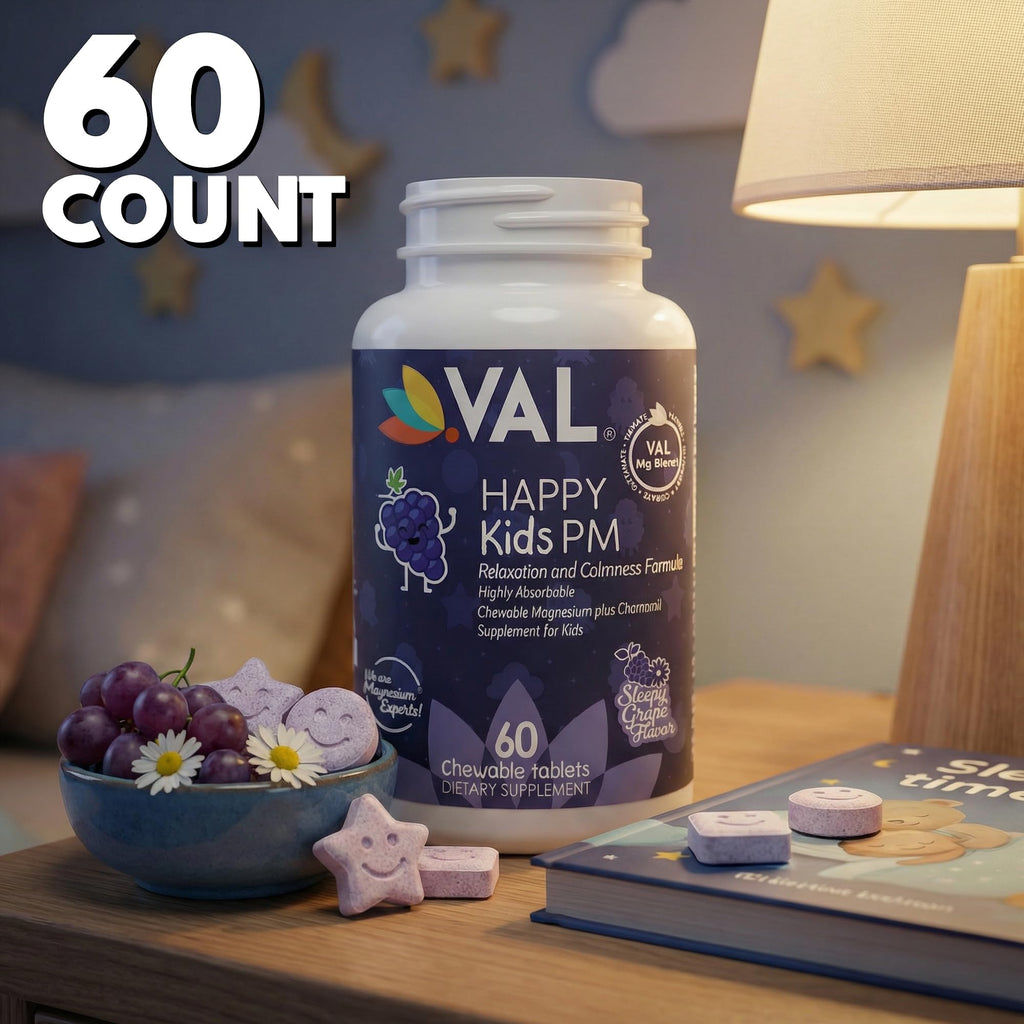 VAL Kids PM sleep support gummies