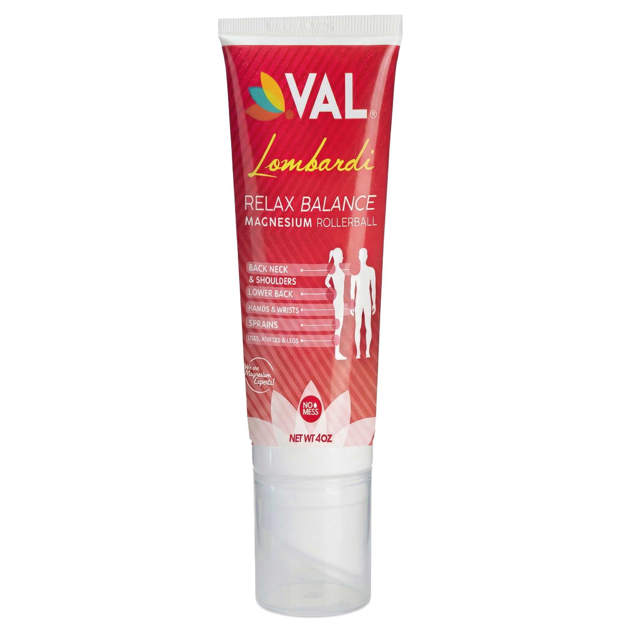 VAL Lombardi magnesium rollerball for pain relief