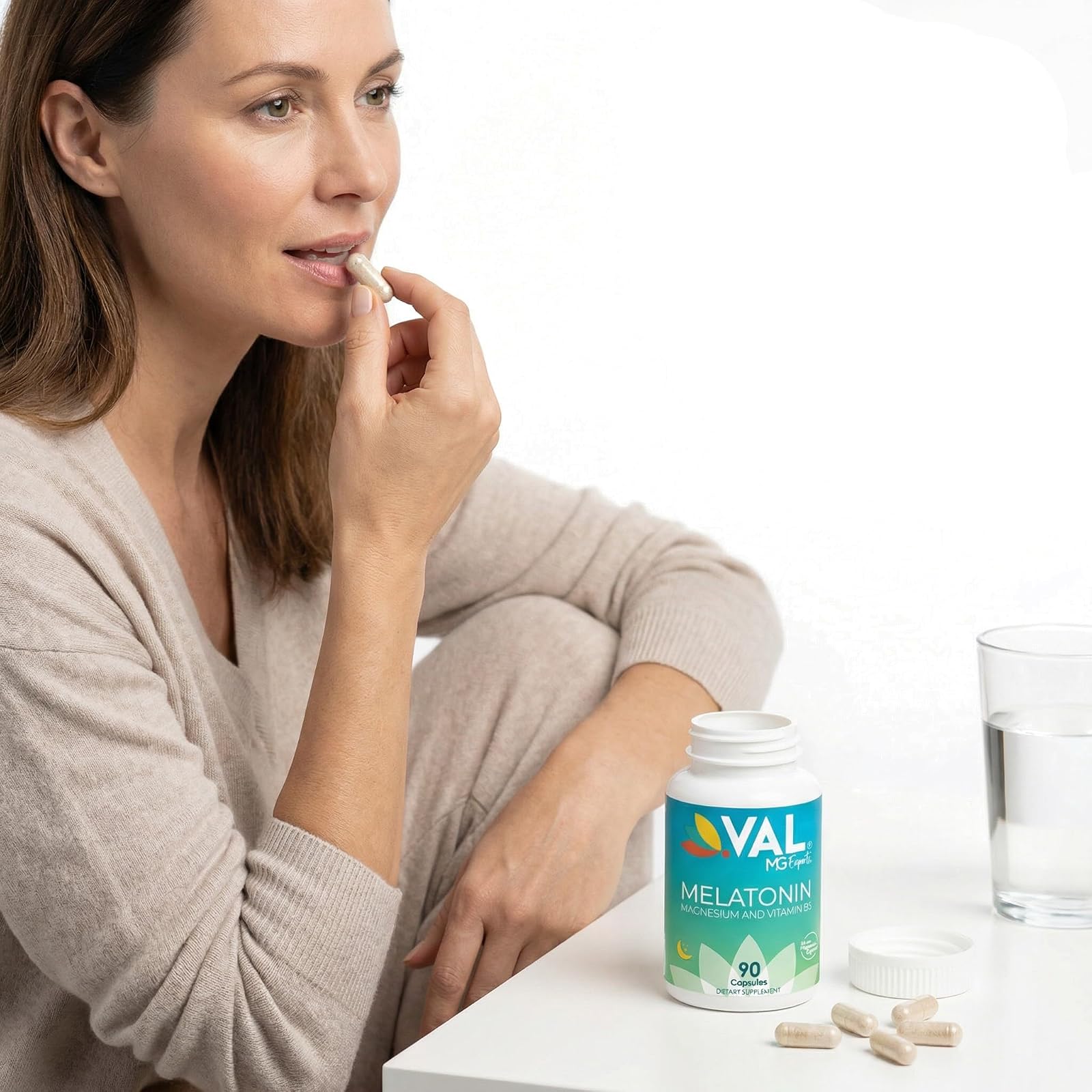 VAL melatonin 3 mg for restful sleep