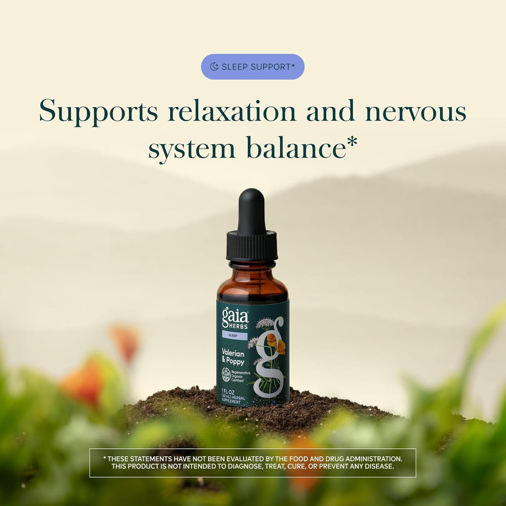 Valerian and Poppy calming formula