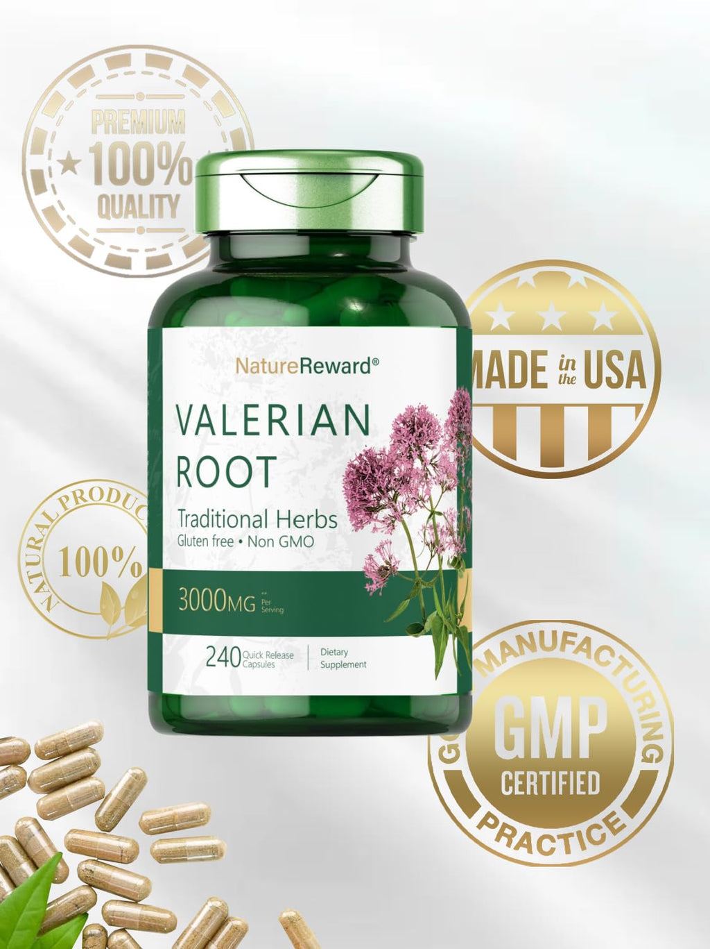 valerian capsules for improved sleep quality