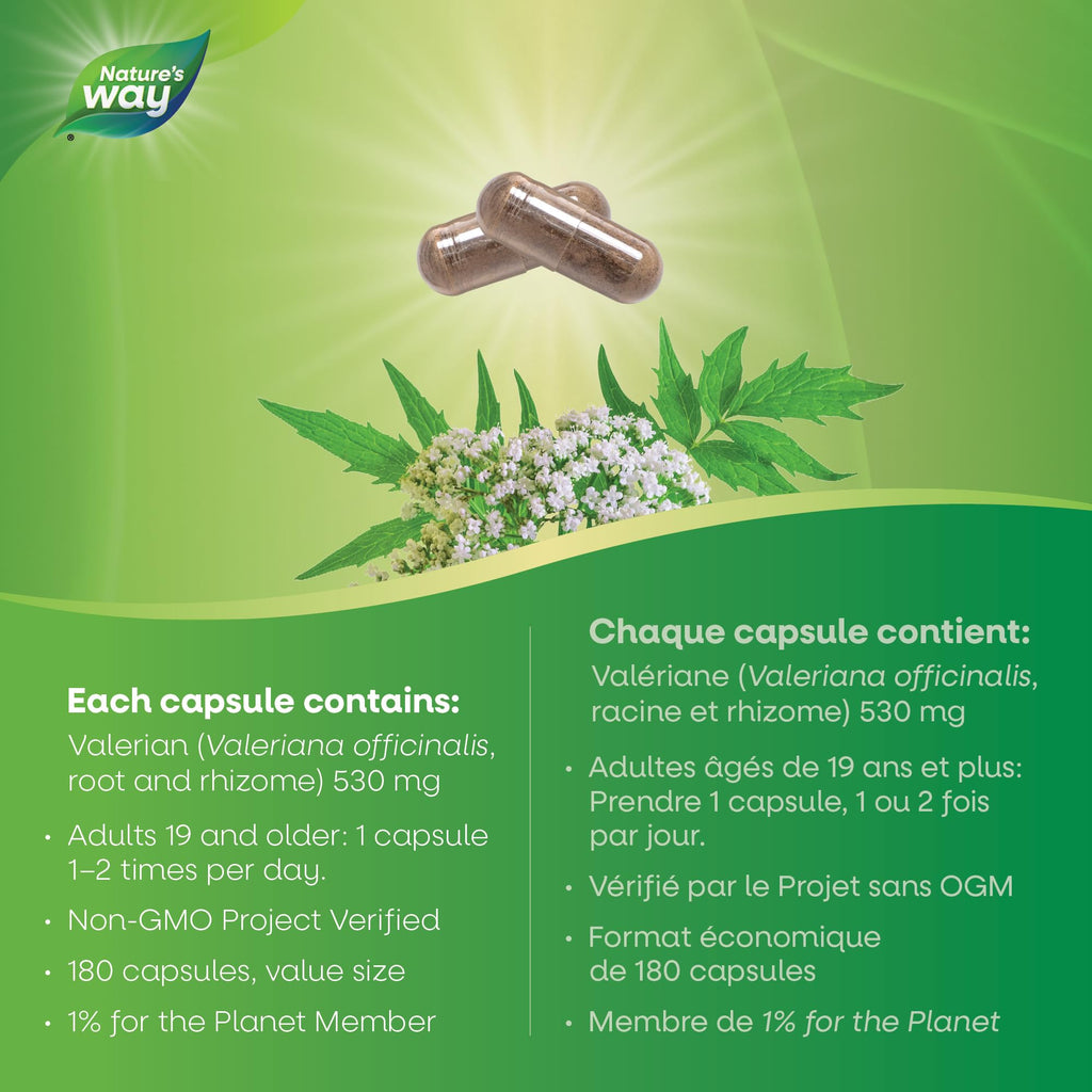 valerian capsules for nighttime comfort