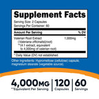 Valerian capsules for relaxation