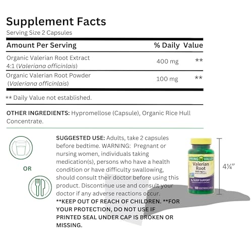 valerian capsules for stress relief