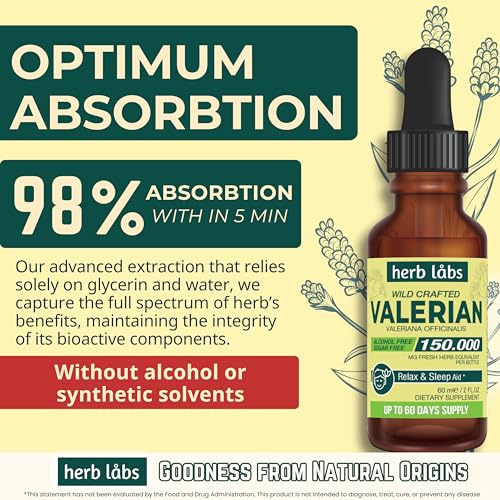valerian drops for a restful night