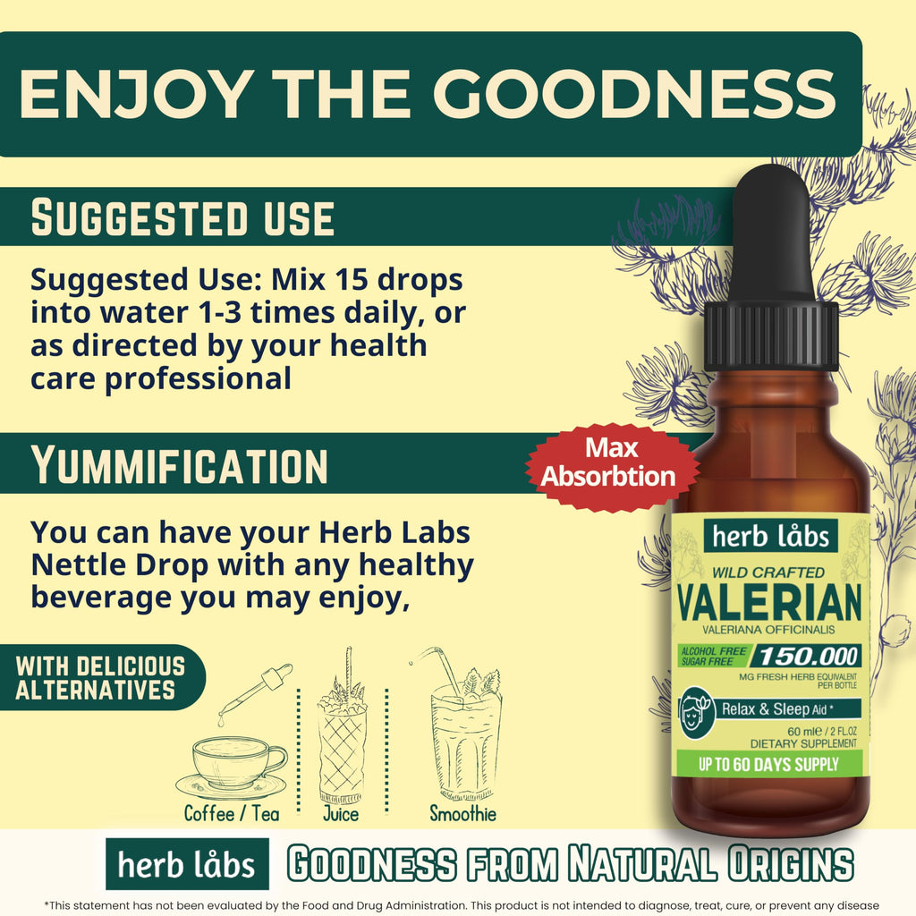 valerian drops for holistic health