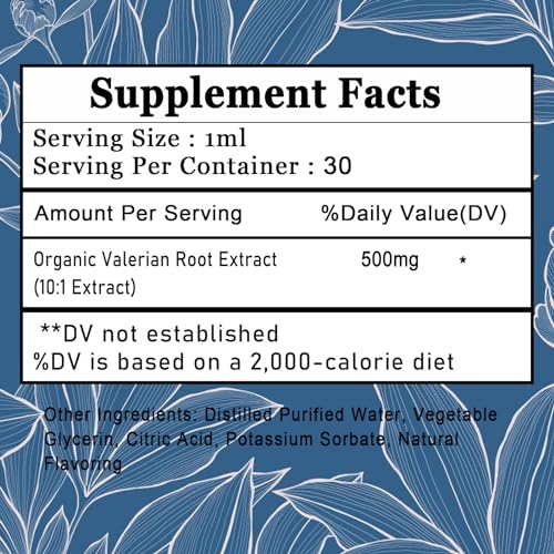 valerian drops for peaceful sleep