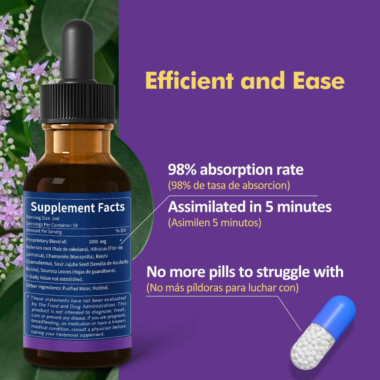 valerian drops for restful nights