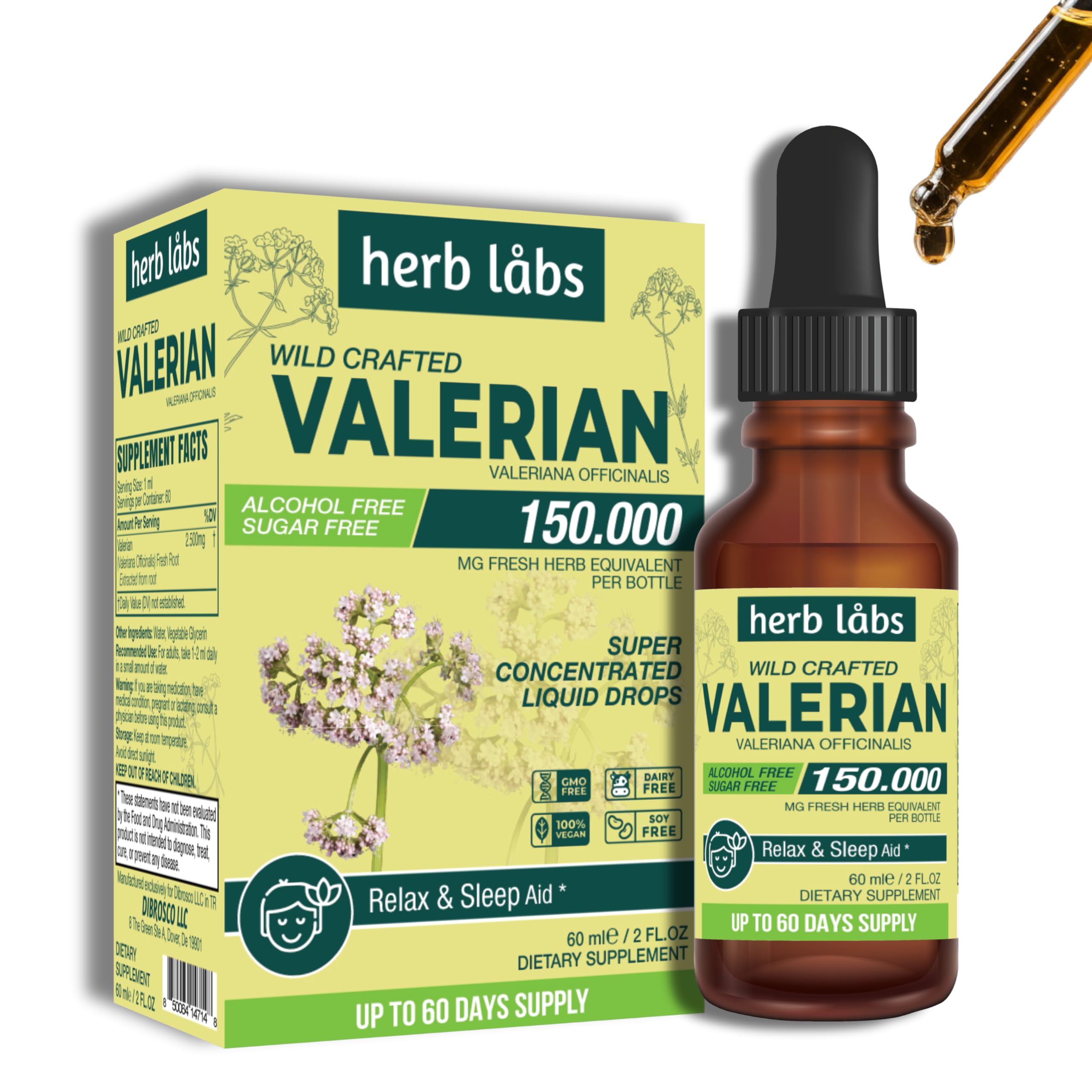 valerian drops for restful sleep