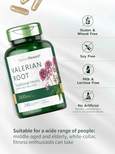 valerian root 3000MG for natural calmness