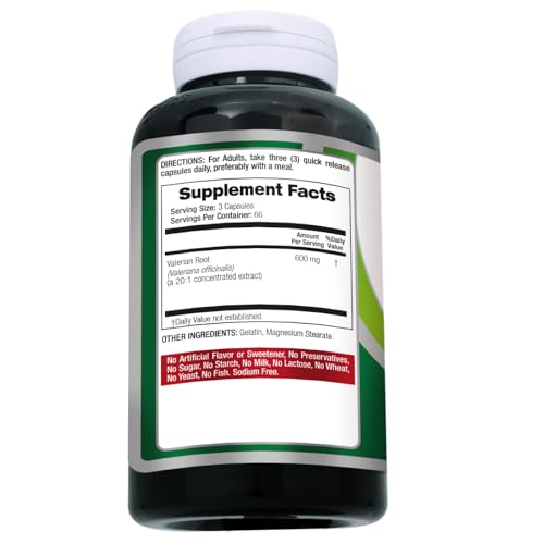 valerian root capsules for daily use