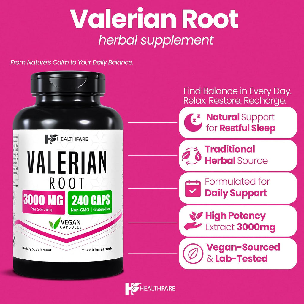 valerian root capsules for relaxation