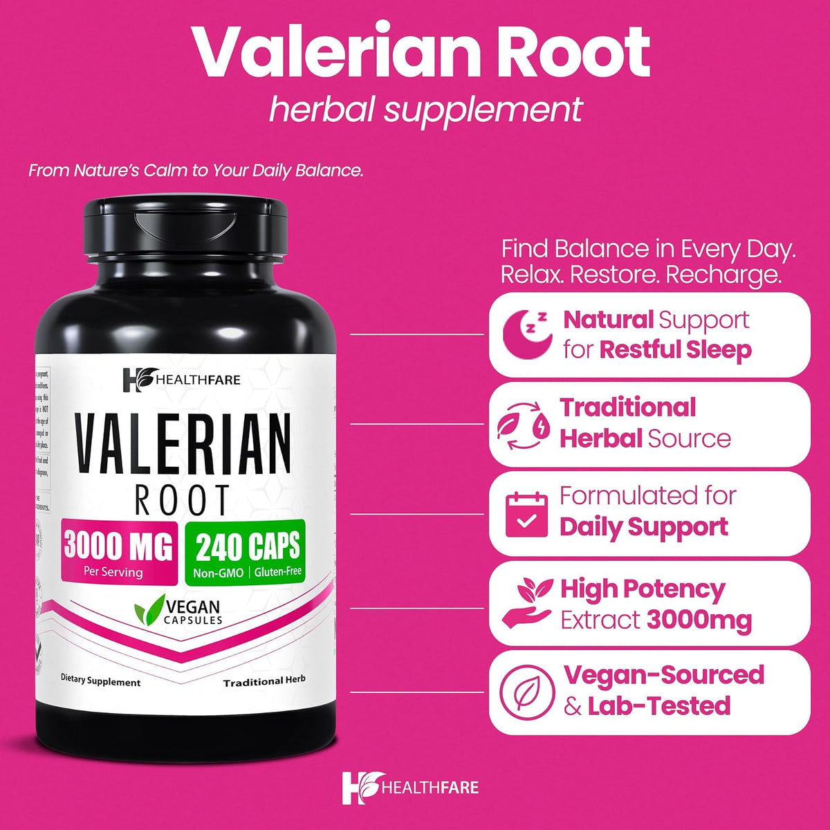 valerian root capsules for relaxation