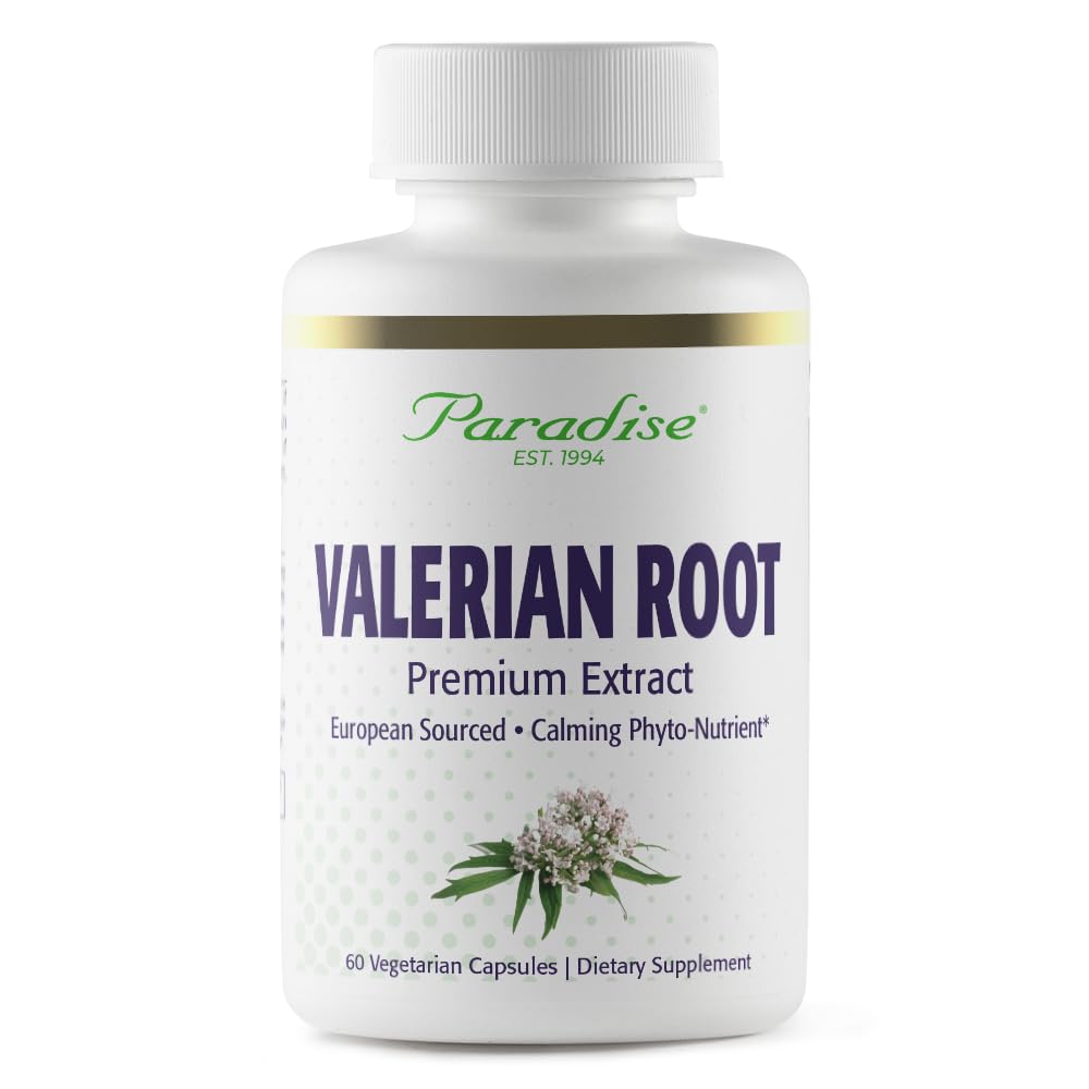 Valerian root capsules for relaxation