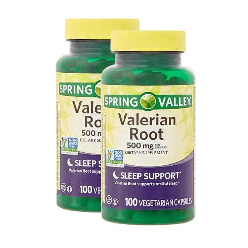 Valerian root capsules for sleep