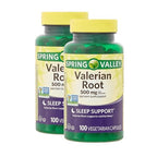 Valerian root capsules for sleep