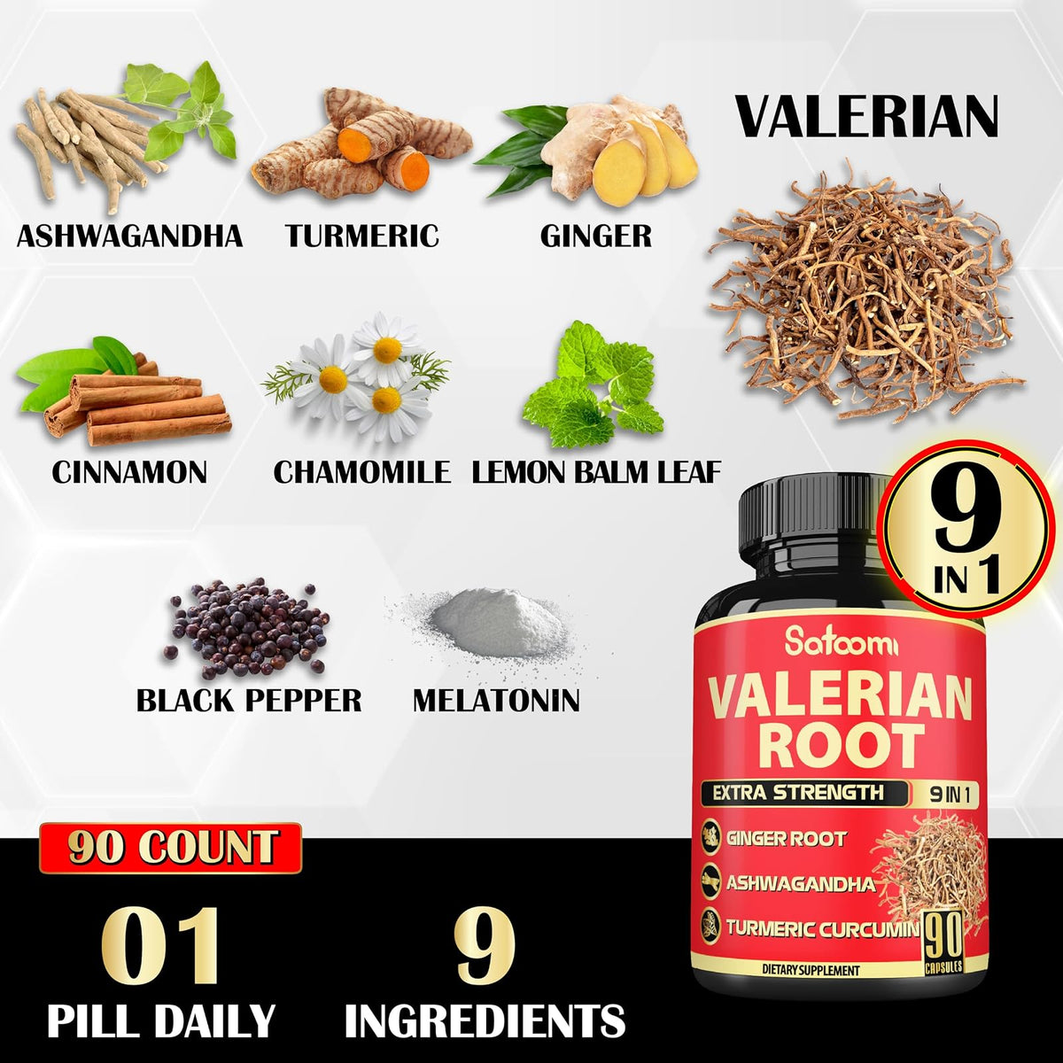 valerian root capsules for stress relief
