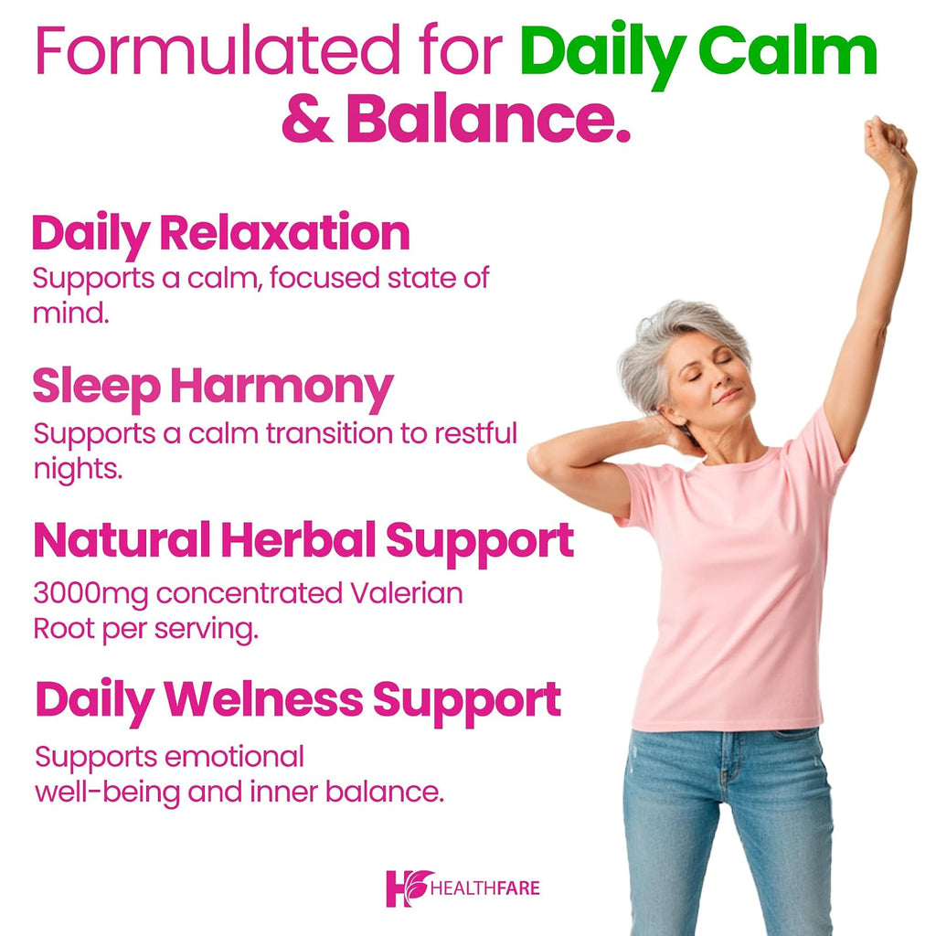 valerian root capsules for stress relief