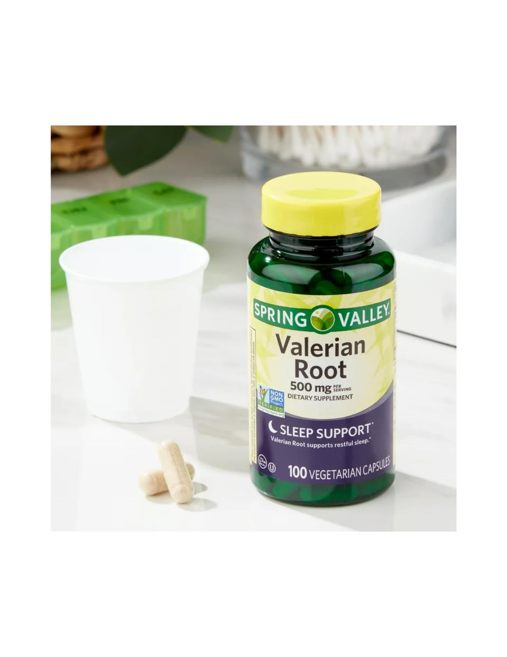 valerian root capsules for stress relief