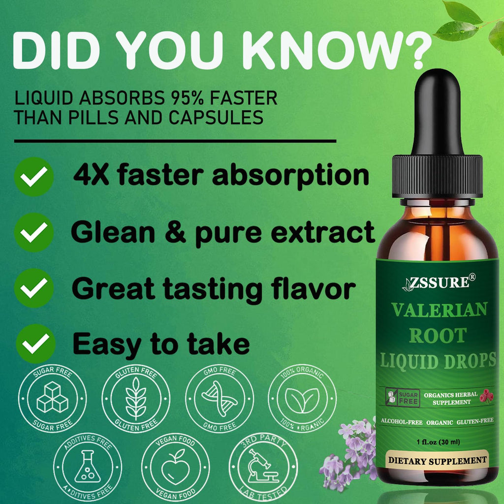 valerian root drops for better sleep