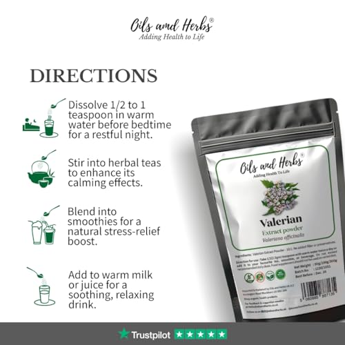 valerian root extract for better sleep