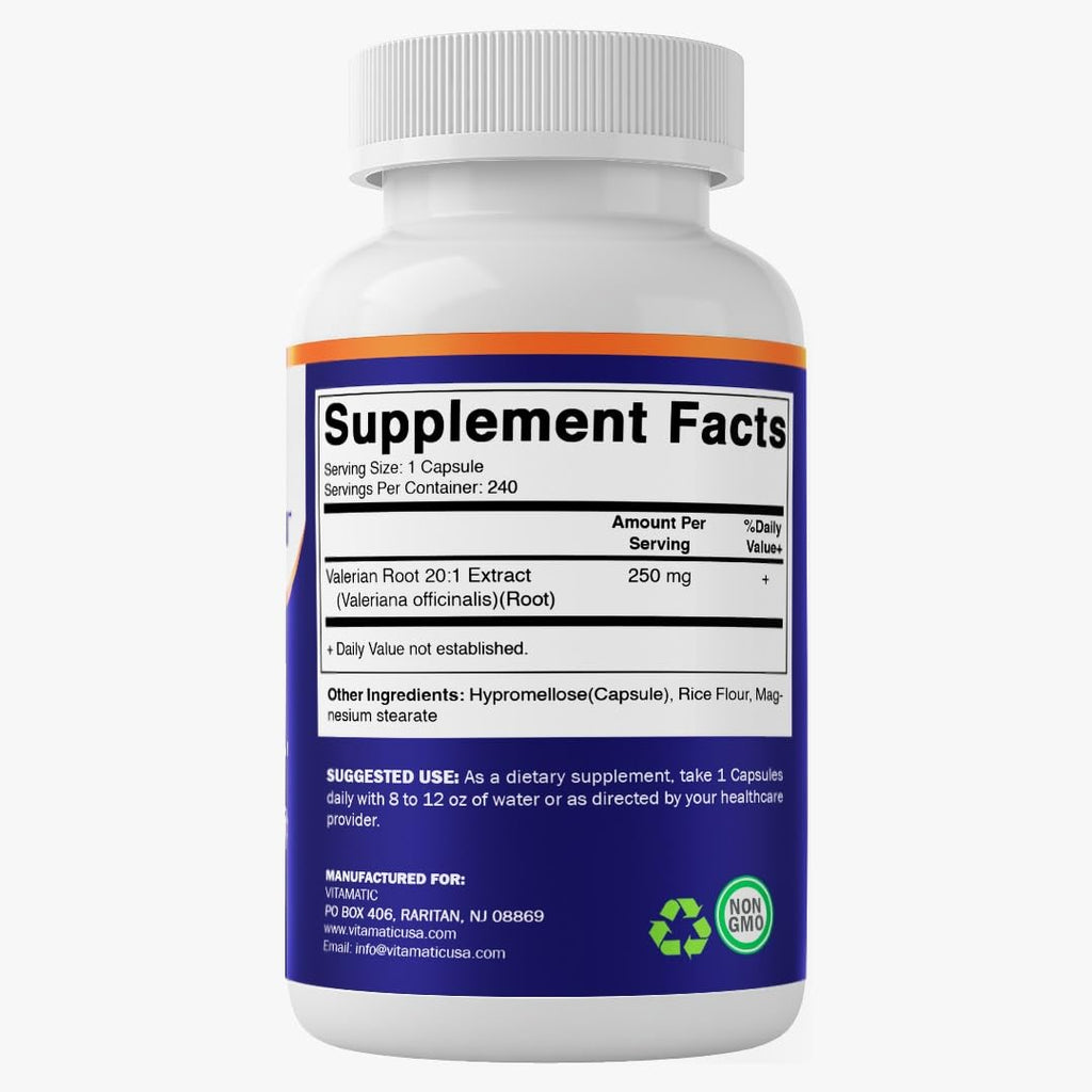 valerian root extract for calming effects