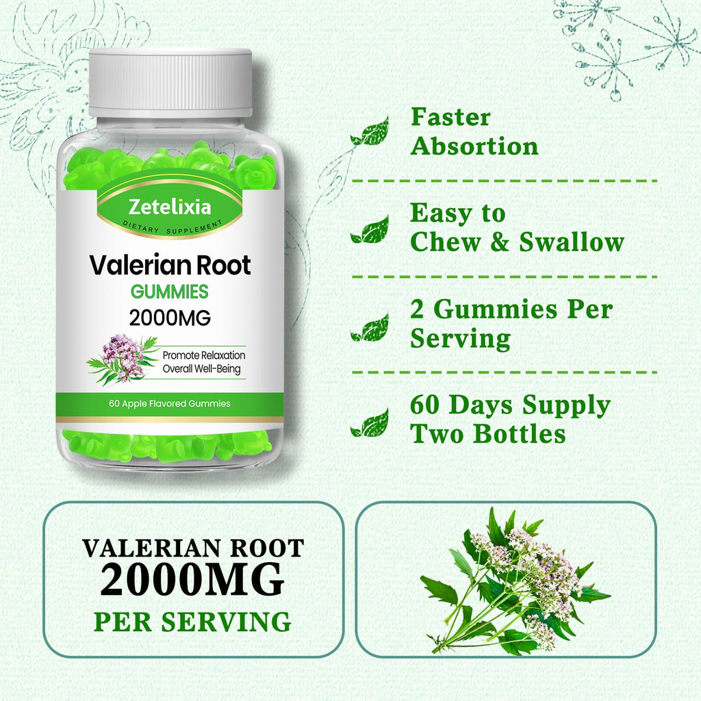 valerian root gummies for a restful night