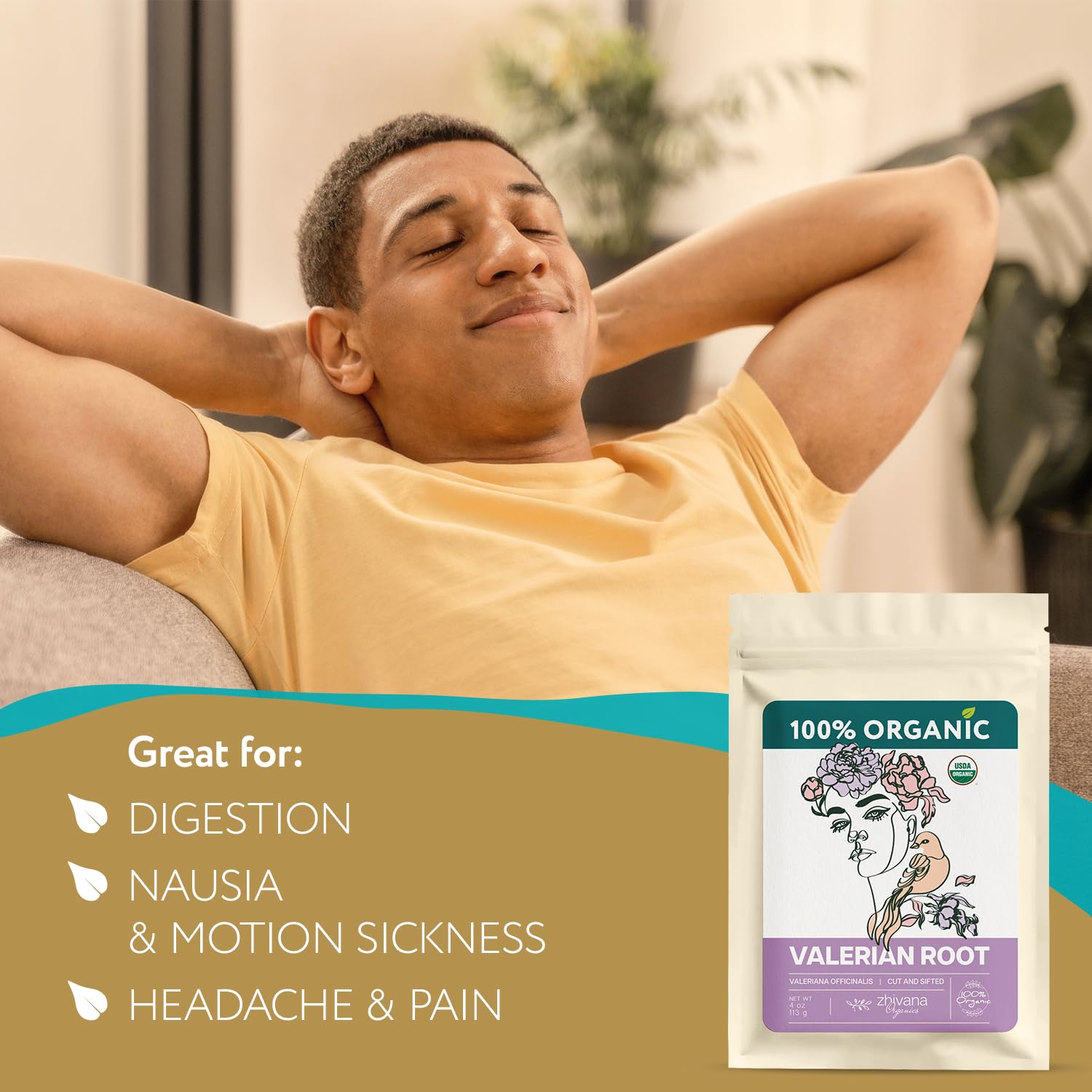 valerian root herb for anxiety relief