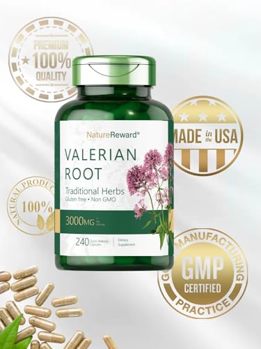 valerian root herbal remedy for stress relief